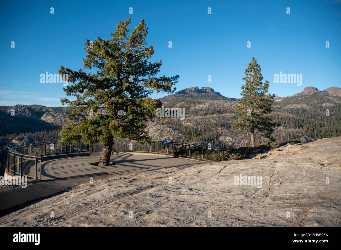 Donnell Vista is a rest stop on State Route 108 in California's ...