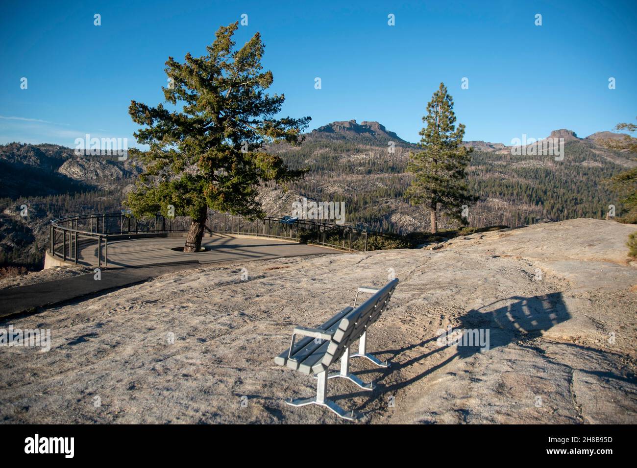 Donnell Vista is a rest stop on State Route 108 in California's ...