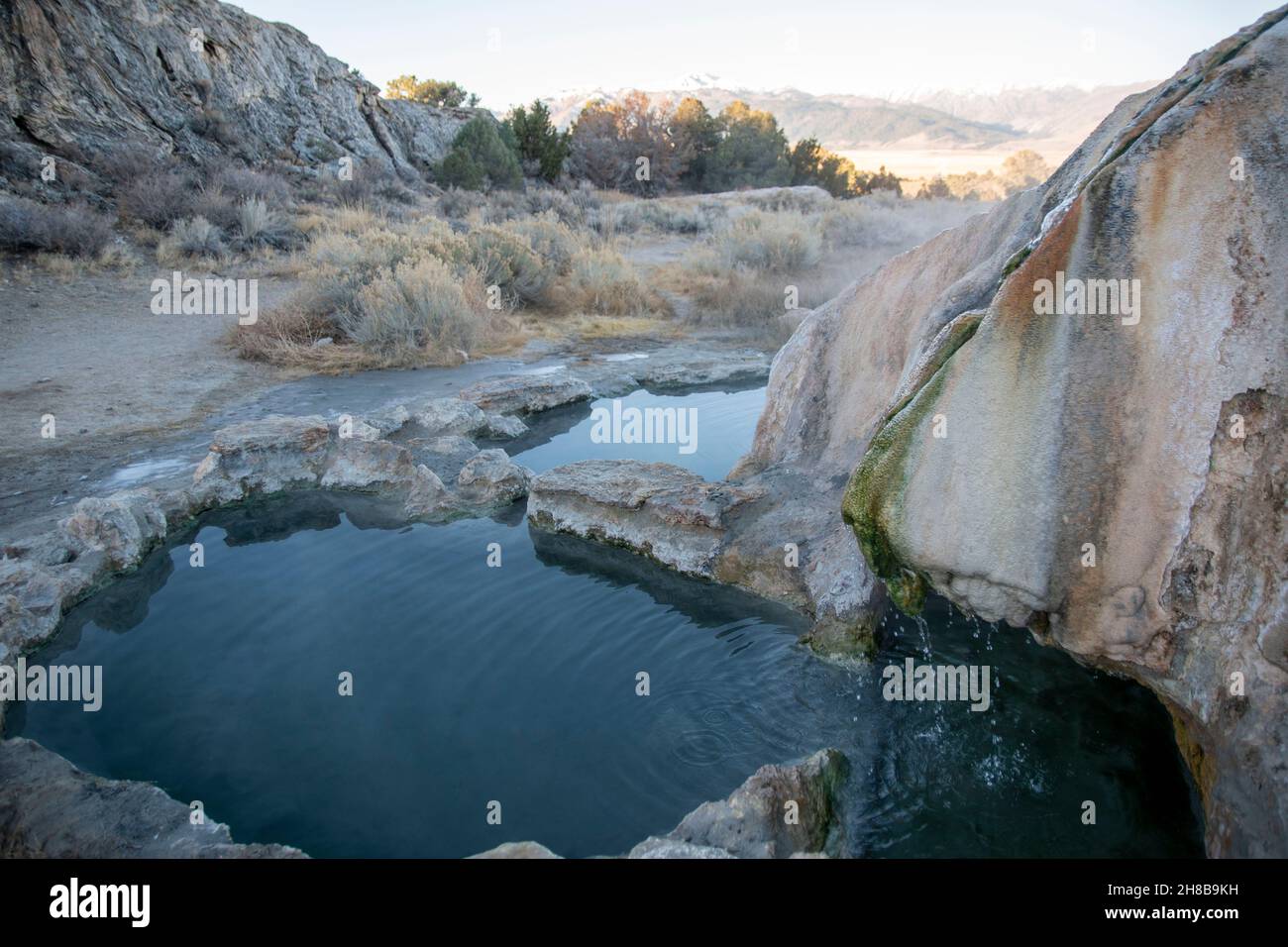 Travertine hot springs bridgeport california hi-res stock photography ...