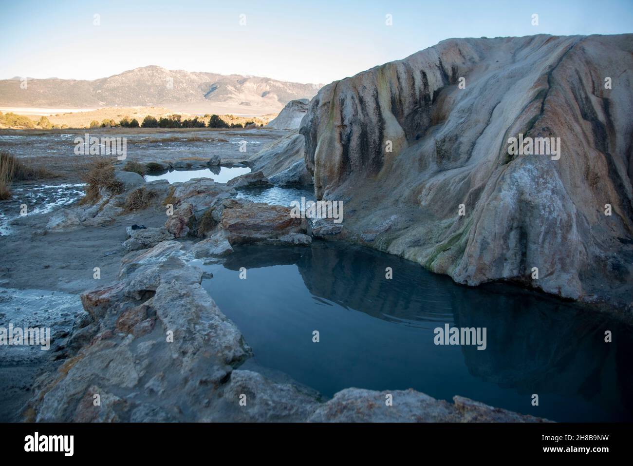 Travertine hot springs bridgeport california hi-res stock photography ...
