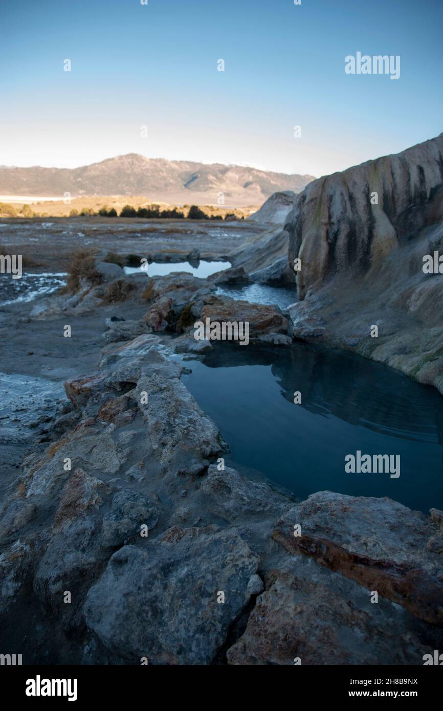 Travertine hot springs bridgeport california hi-res stock photography ...