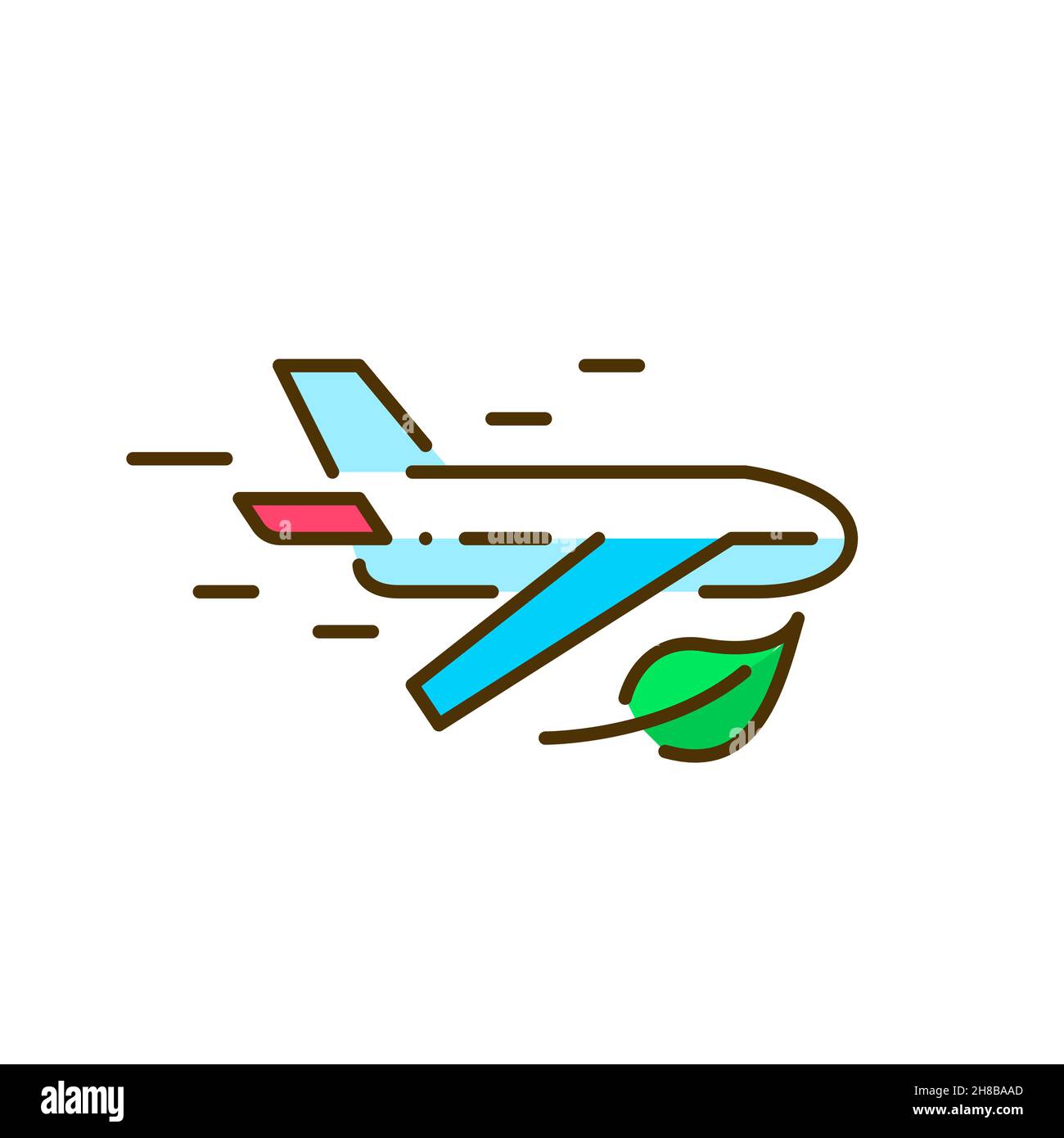 Sustainable aviation fuel Stock Vector Images - Alamy