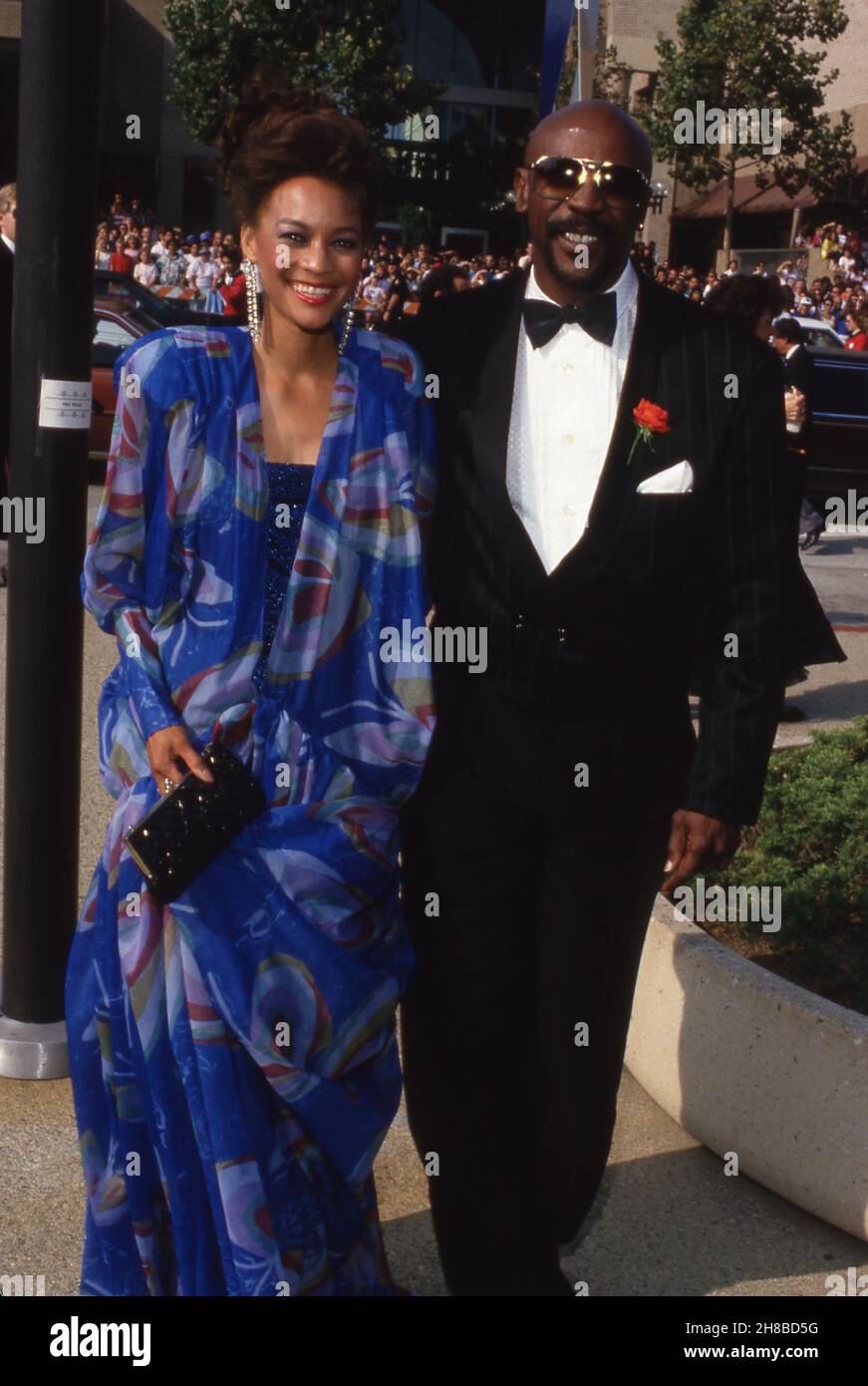 Louis Gossett Jr. and Cyndi James Gossett at the 59th Annual Academy ...