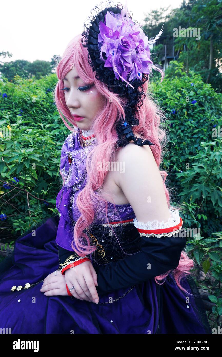 Cosplay in Vietnam by Vietnamese cosplayer Stock Photo - Alamy