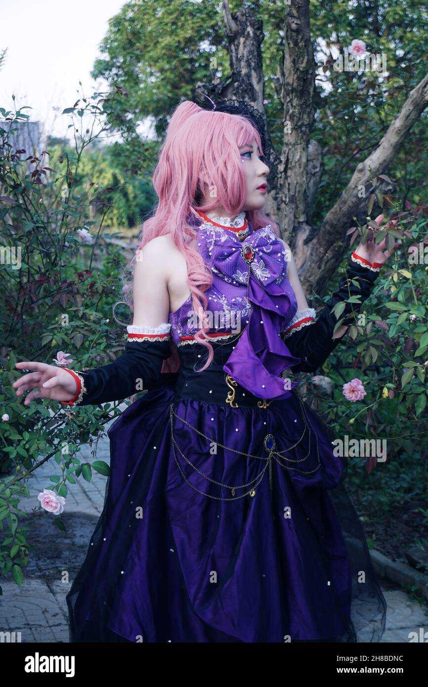 Cosplay in Vietnam by Vietnamese cosplayer Stock Photo - Alamy