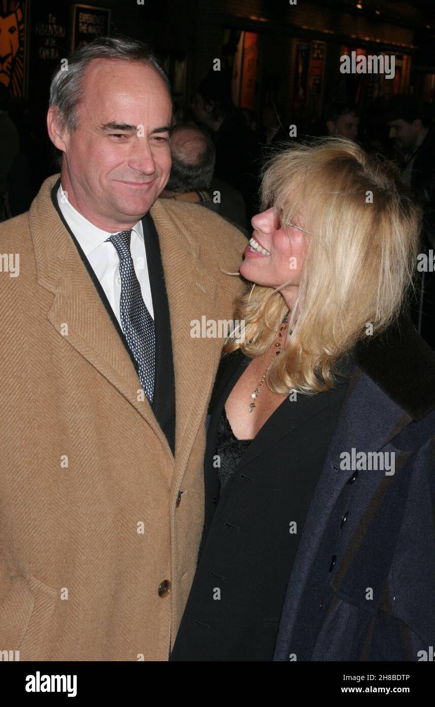Carly Simon and husband Jim Hart attend the opening night of "Monty ...