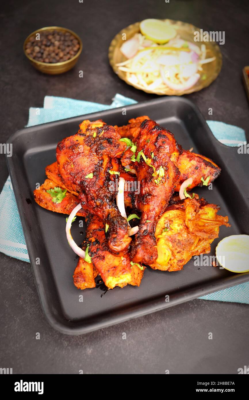Tandoori chicken is a popular roast chicken recipe from India. Tandoor ...