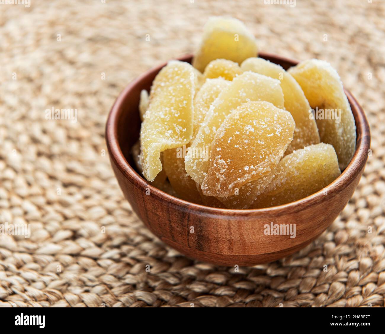 Sweet and spicy candied ginger Stock Photo - Alamy