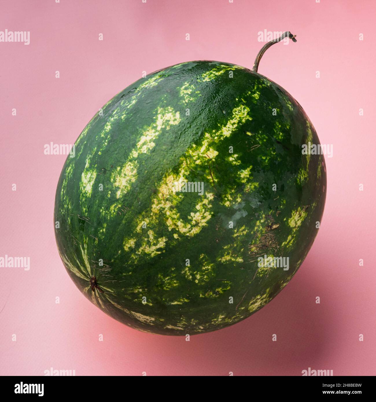 Watermelon fruit berry set, on pink textured summer background Stock ...