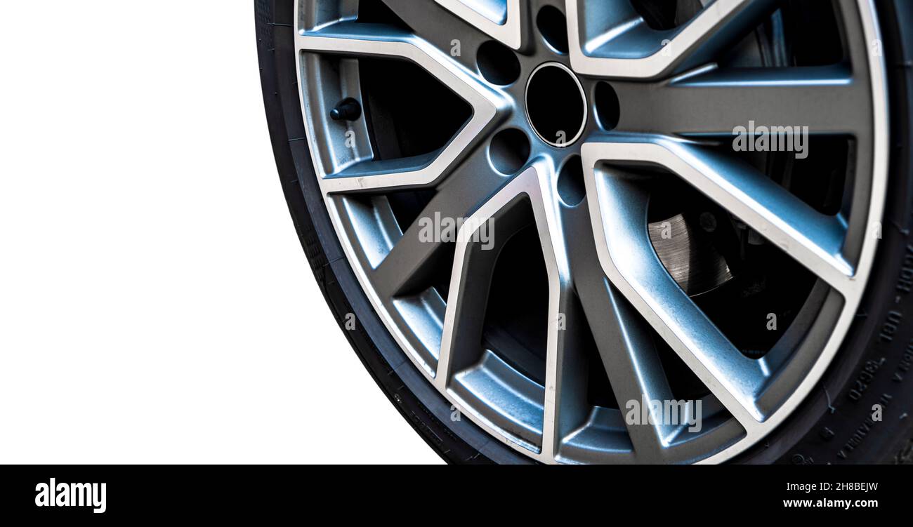 Car alloy wheel texture background. New alloy wheel for a car. Modern ...