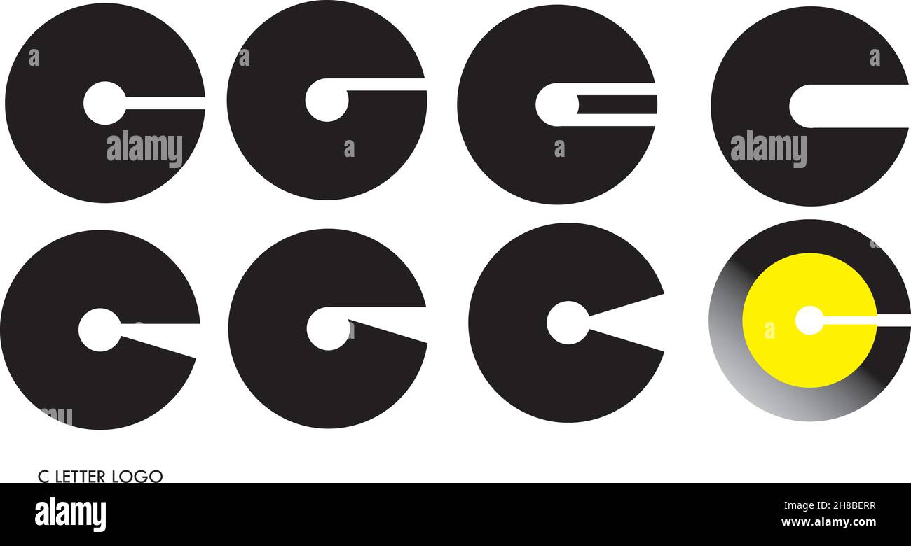 C letter simple logo design Stock Vector Image & Art - Alamy