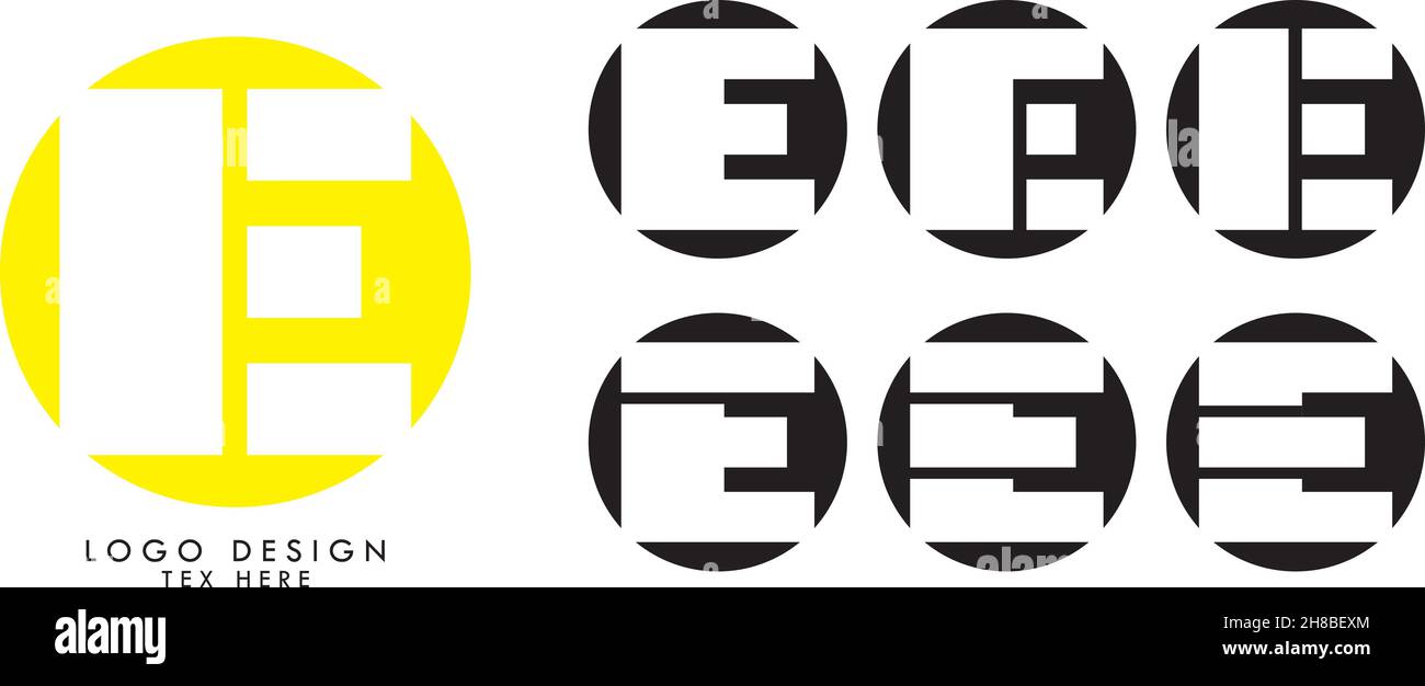 E letter simple logo design Stock Vector Image & Art - Alamy