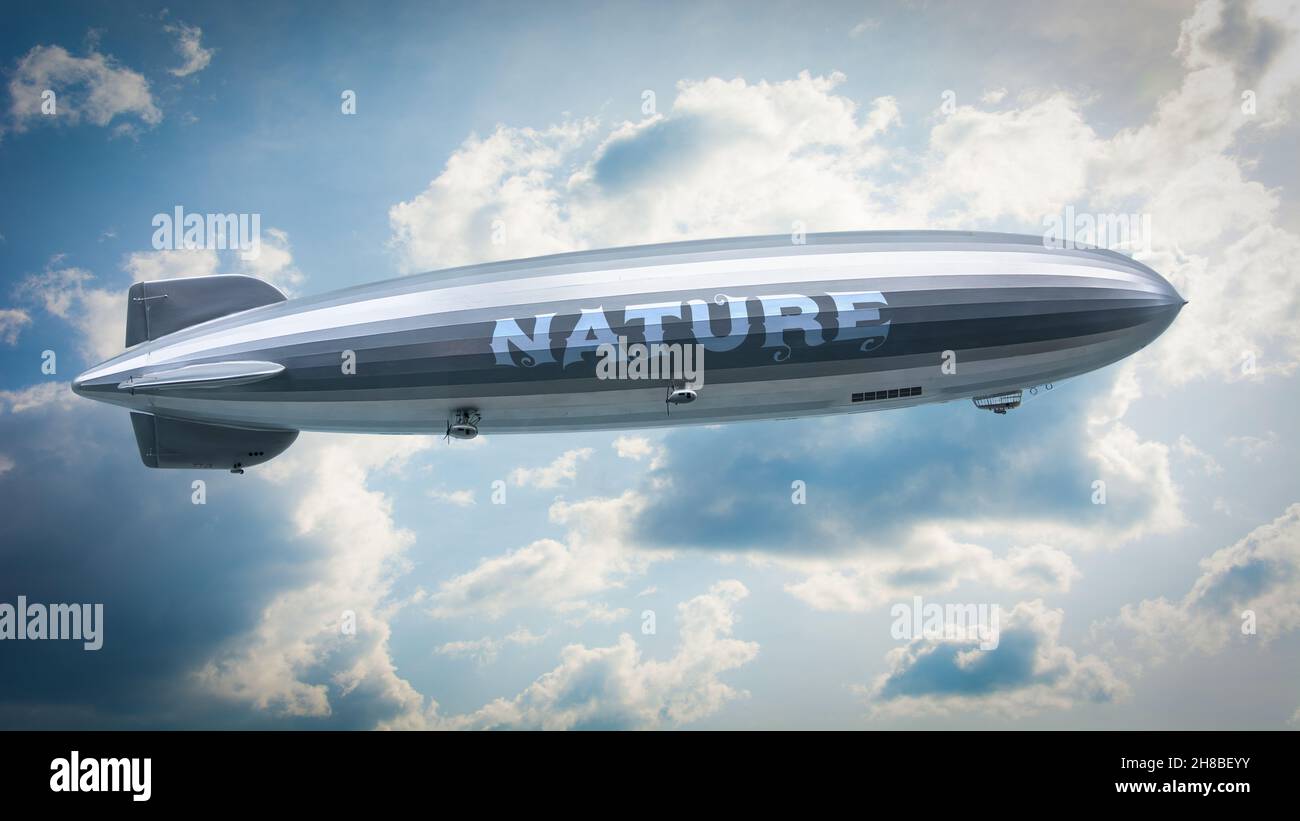 Street Sign the Direction Way to Nature Stock Photo - Alamy