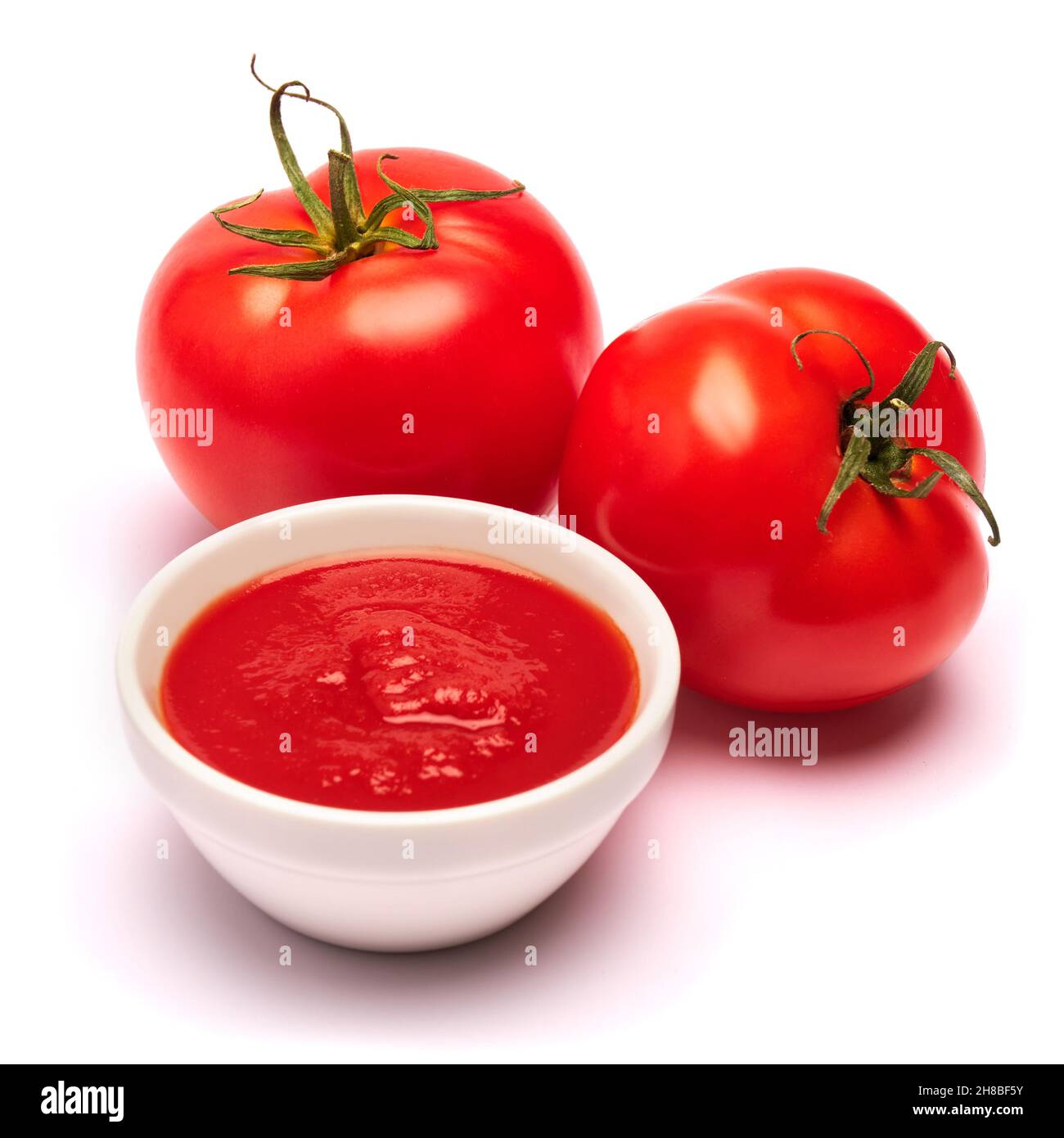 Beautiful fresh red tomato vegetable isolated on white background Stock ...