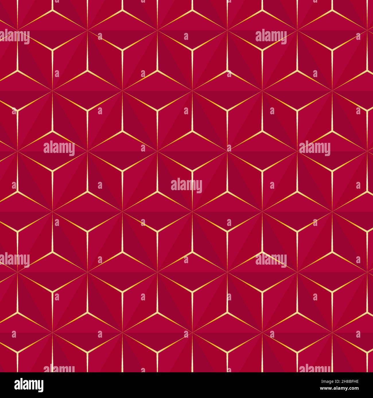 Elegant red background golden geometric hi-res stock photography and ...