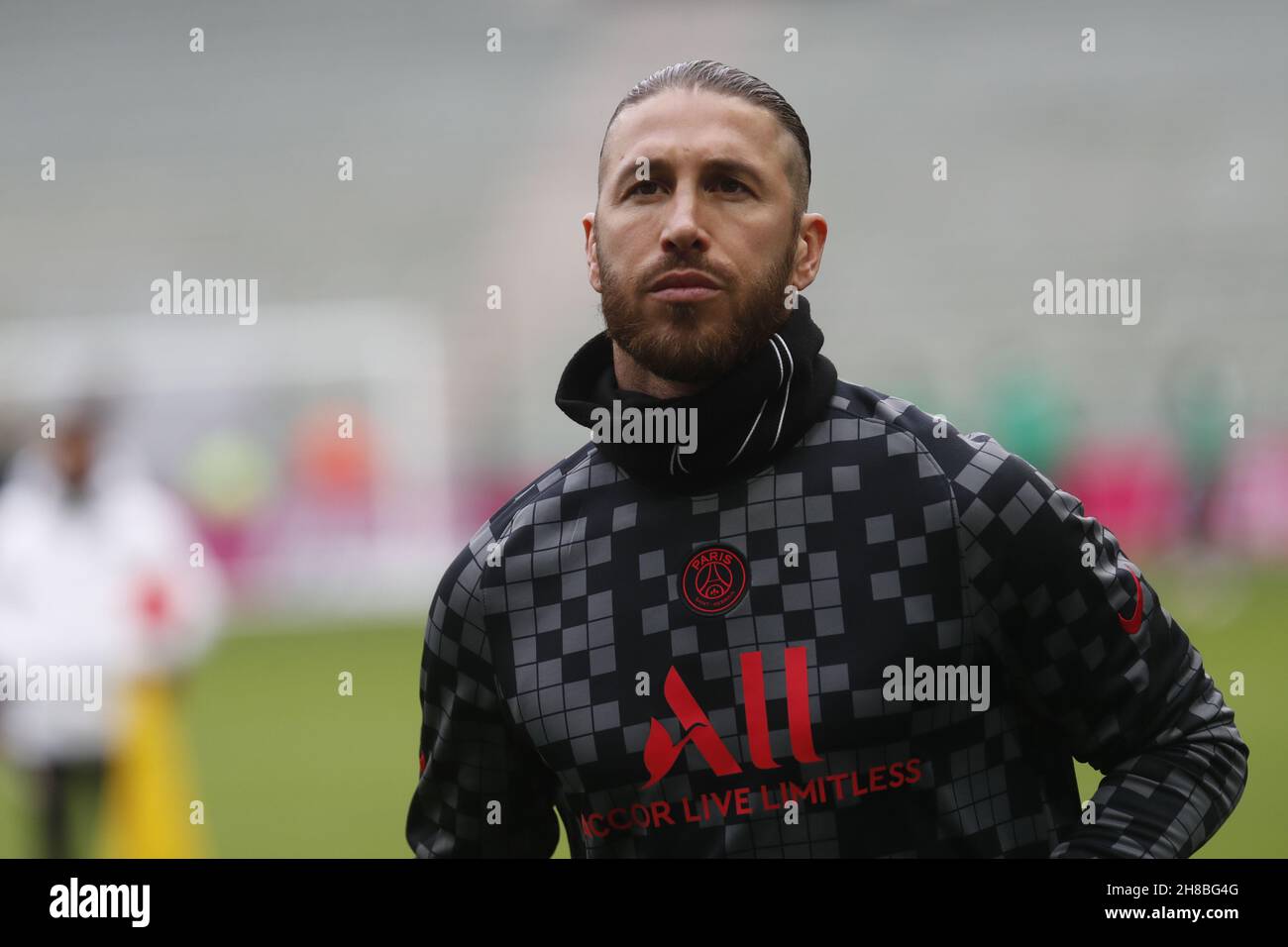Sergio RAMOS of Paris during the French championship Ligue 1 football ...