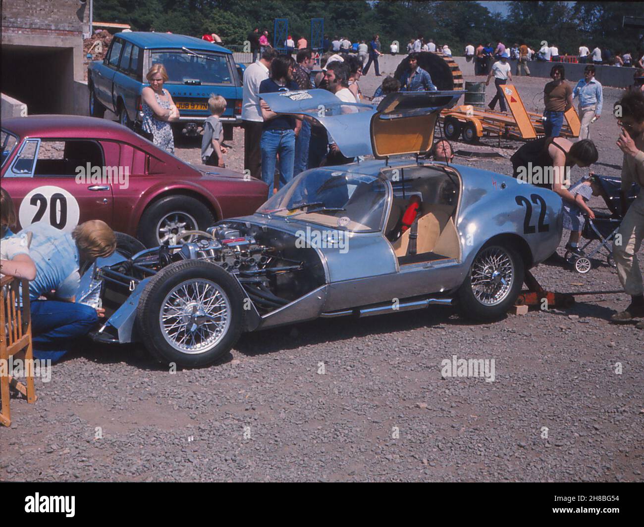 A rare Lotus 11 Le Mans, GT, entered by Rod Leach's Nostalgia and ...