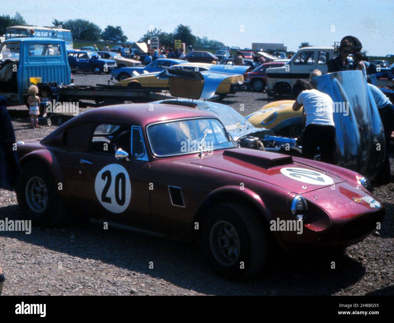 The very rare Ginetta G10 Ford V8 - (only 3 built) entered by Rod Leach ...