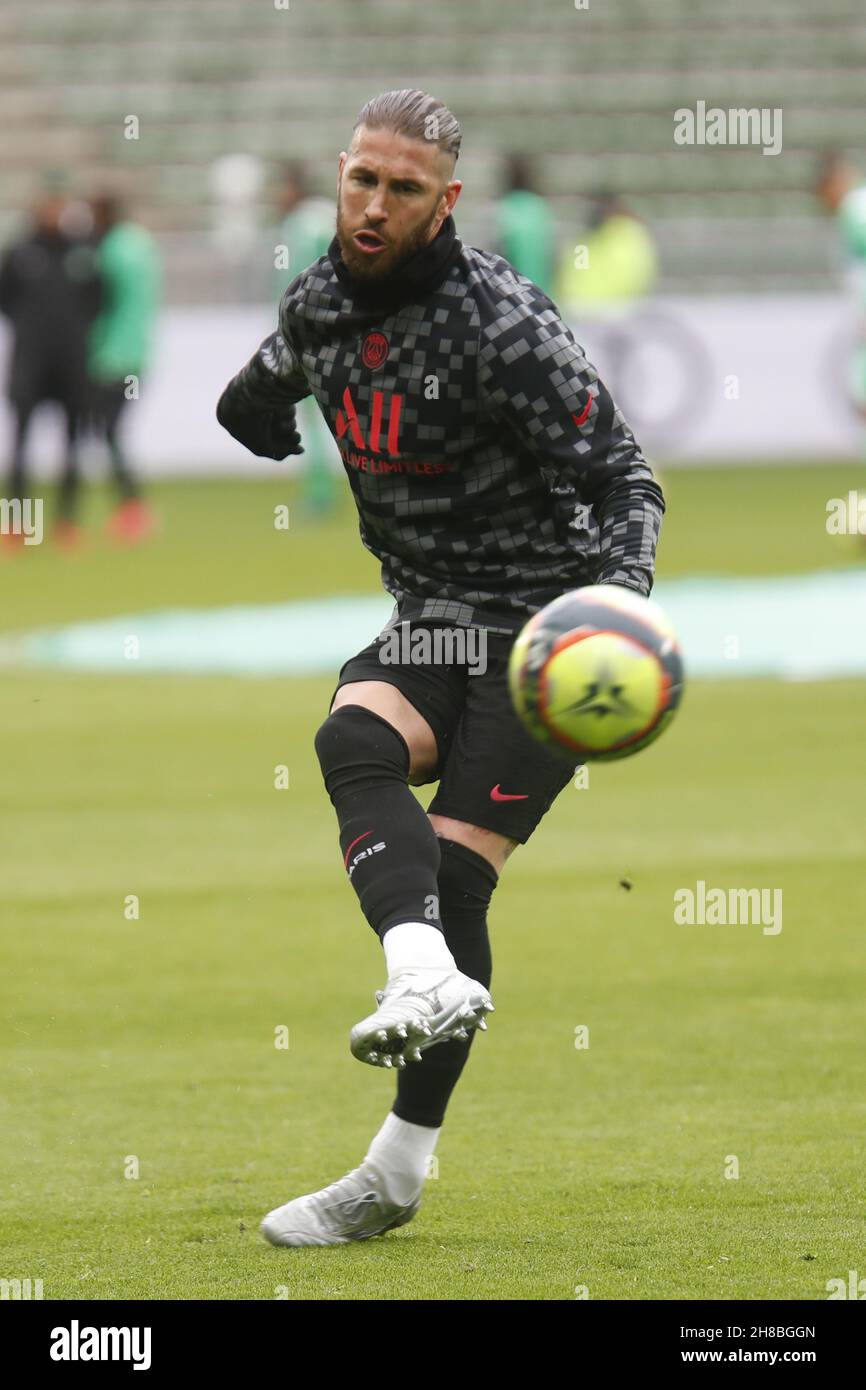 Sergio RAMOS of Paris during the French championship Ligue 1 football ...