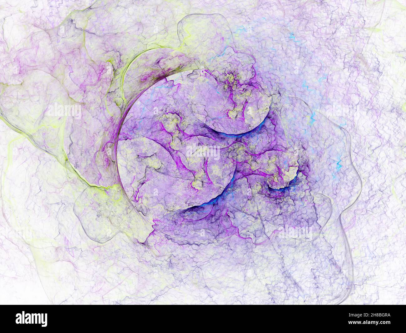 Abstract fractal background with colorful geometric pattern, digital ...