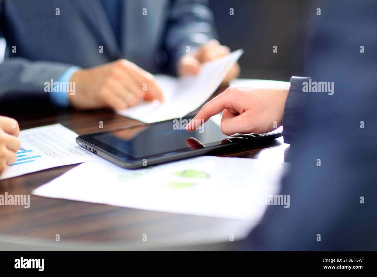 Presentation new computer technology concept hi-res stock photography ...