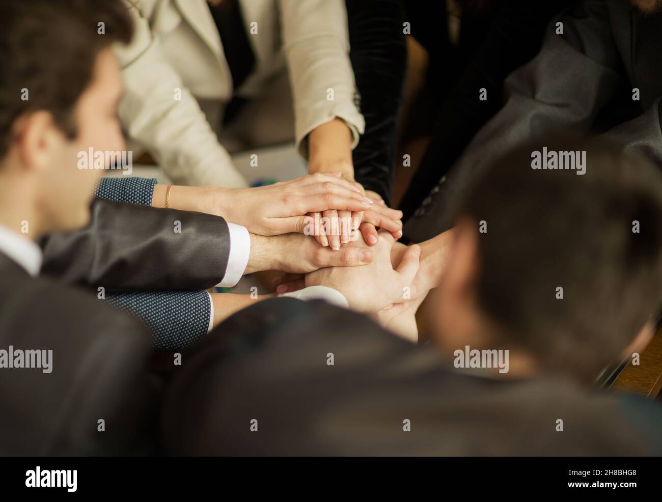 Businessman Folding Hands High Resolution Stock Photography and Images ...