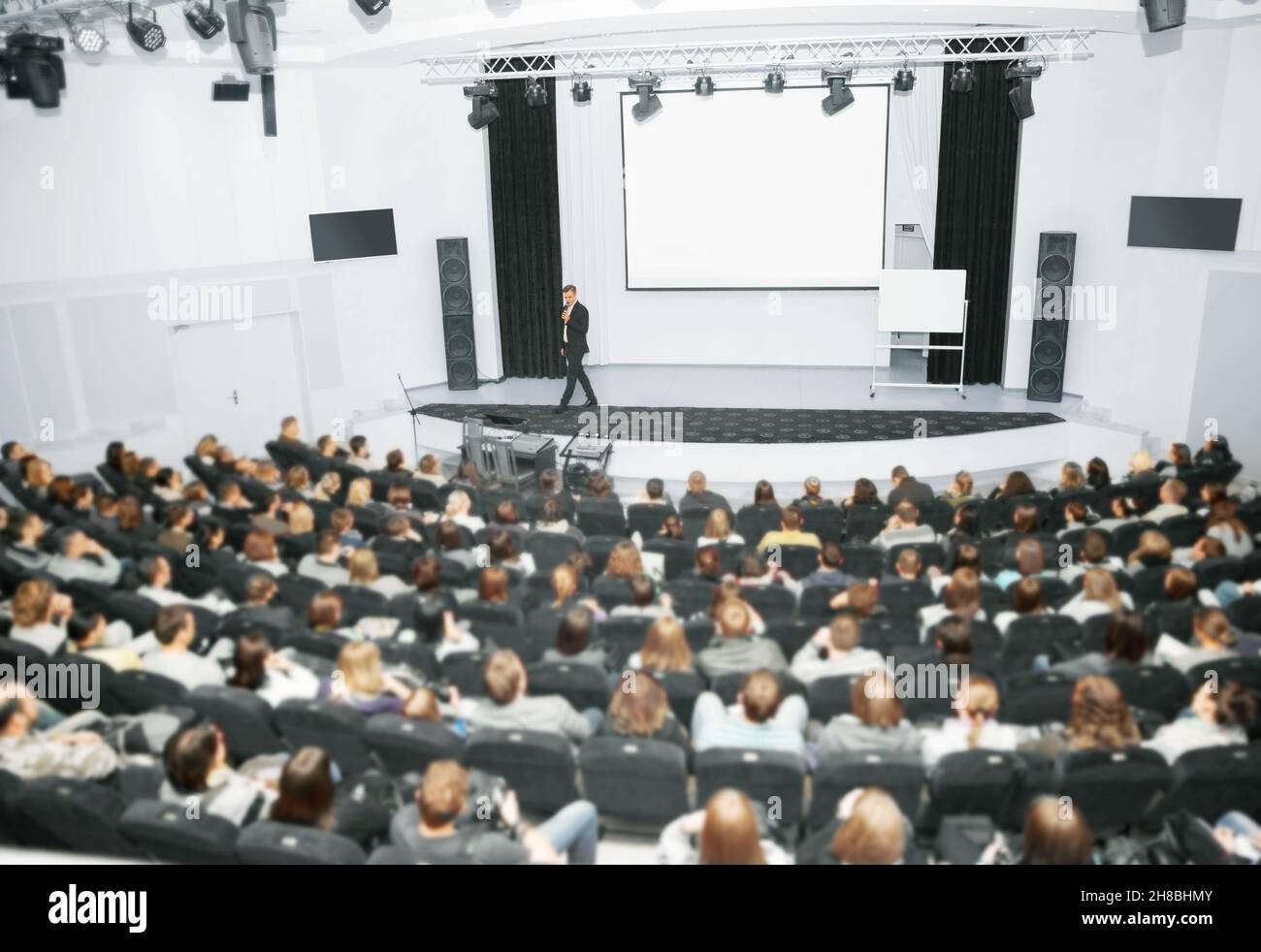 Speaker at Business convention and Presentation. Audience at the ...