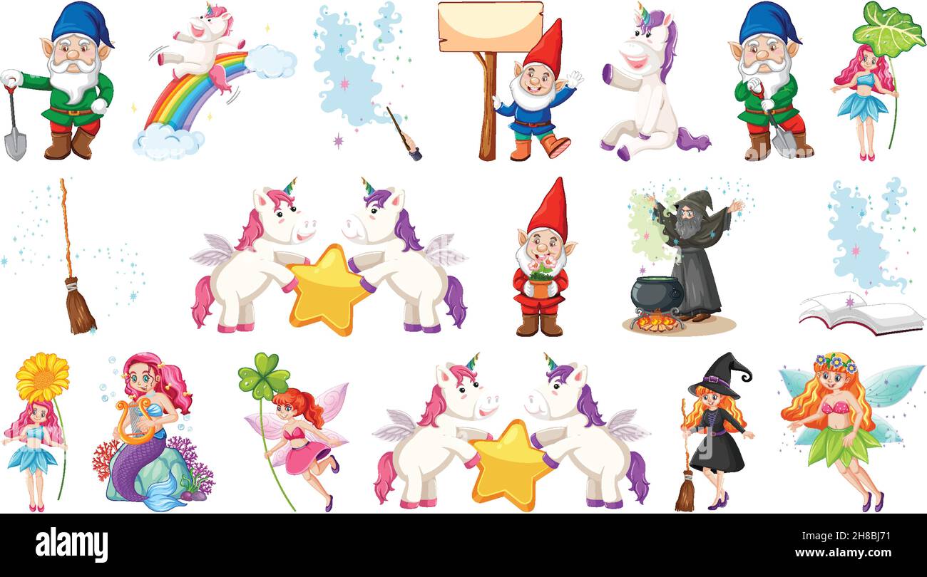 Fairy Tale Characters Clip Art