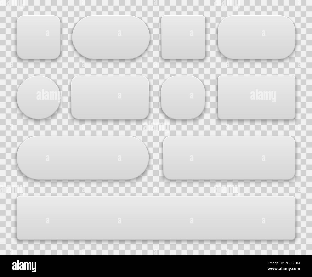 3d interface elements buttons hi-res stock photography and images - Alamy