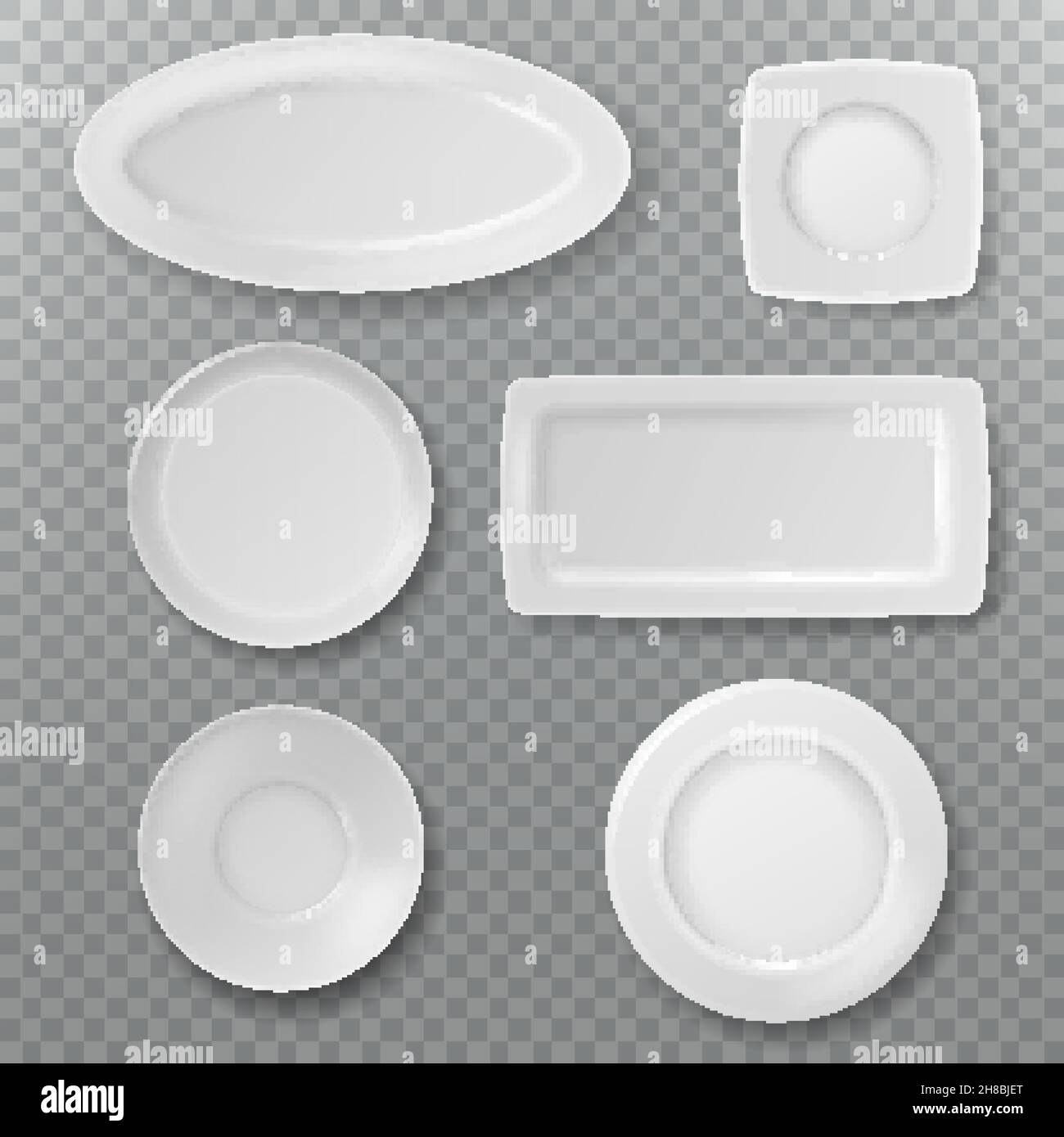 White plate Stock Vector Images - Alamy