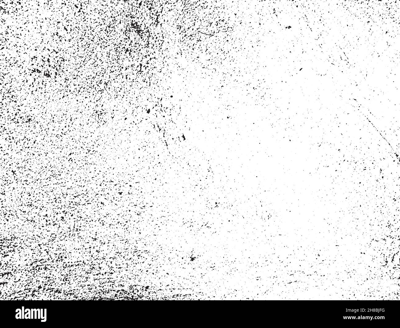Black and white grunge. Distress overlay texture. Abstract surface dust ...
