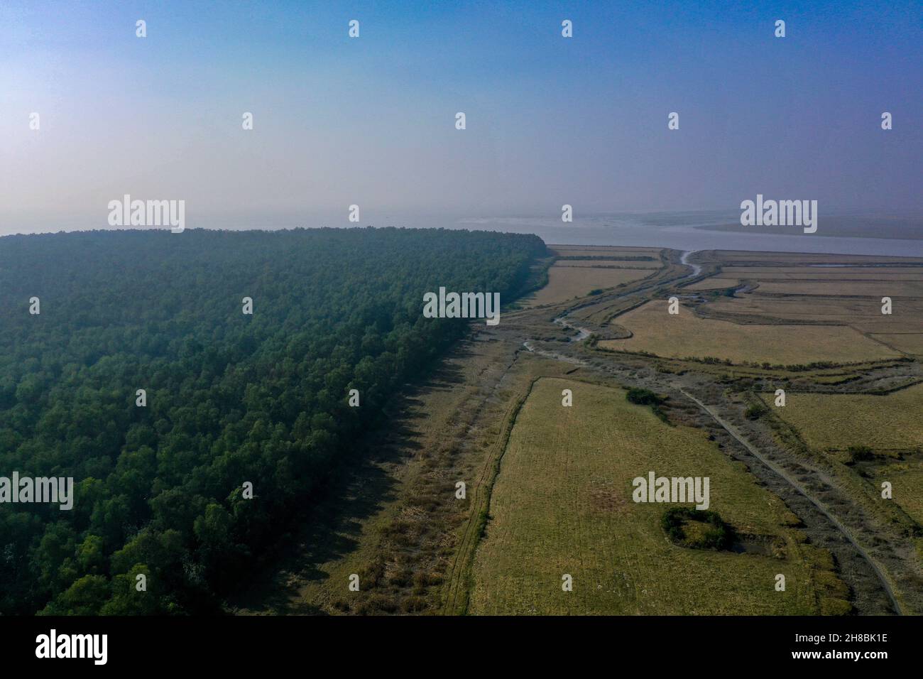Bangladesh ganges delta aerial hi-res stock photography and images - Alamy