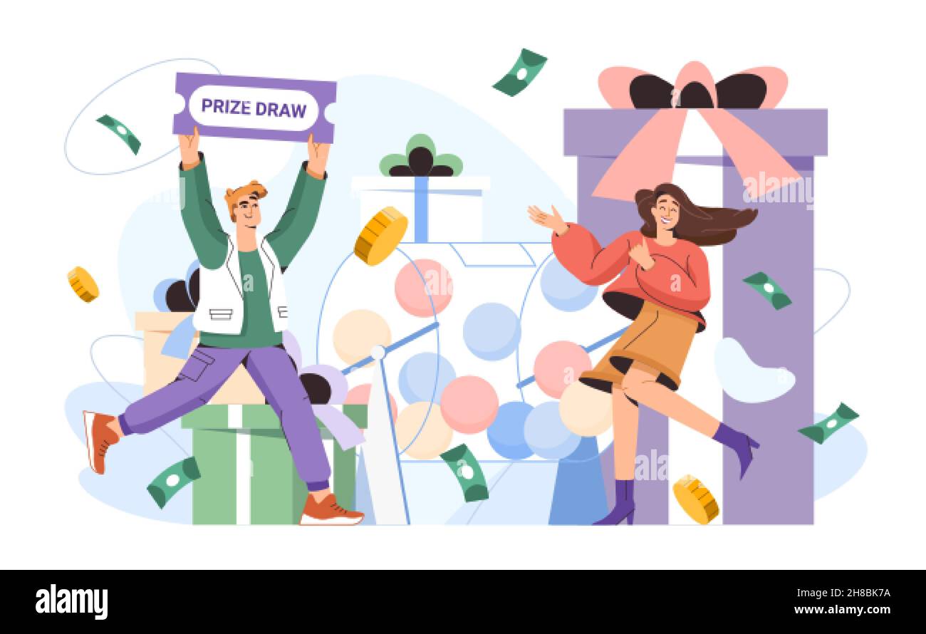 Prize Drawing Winner Clipart