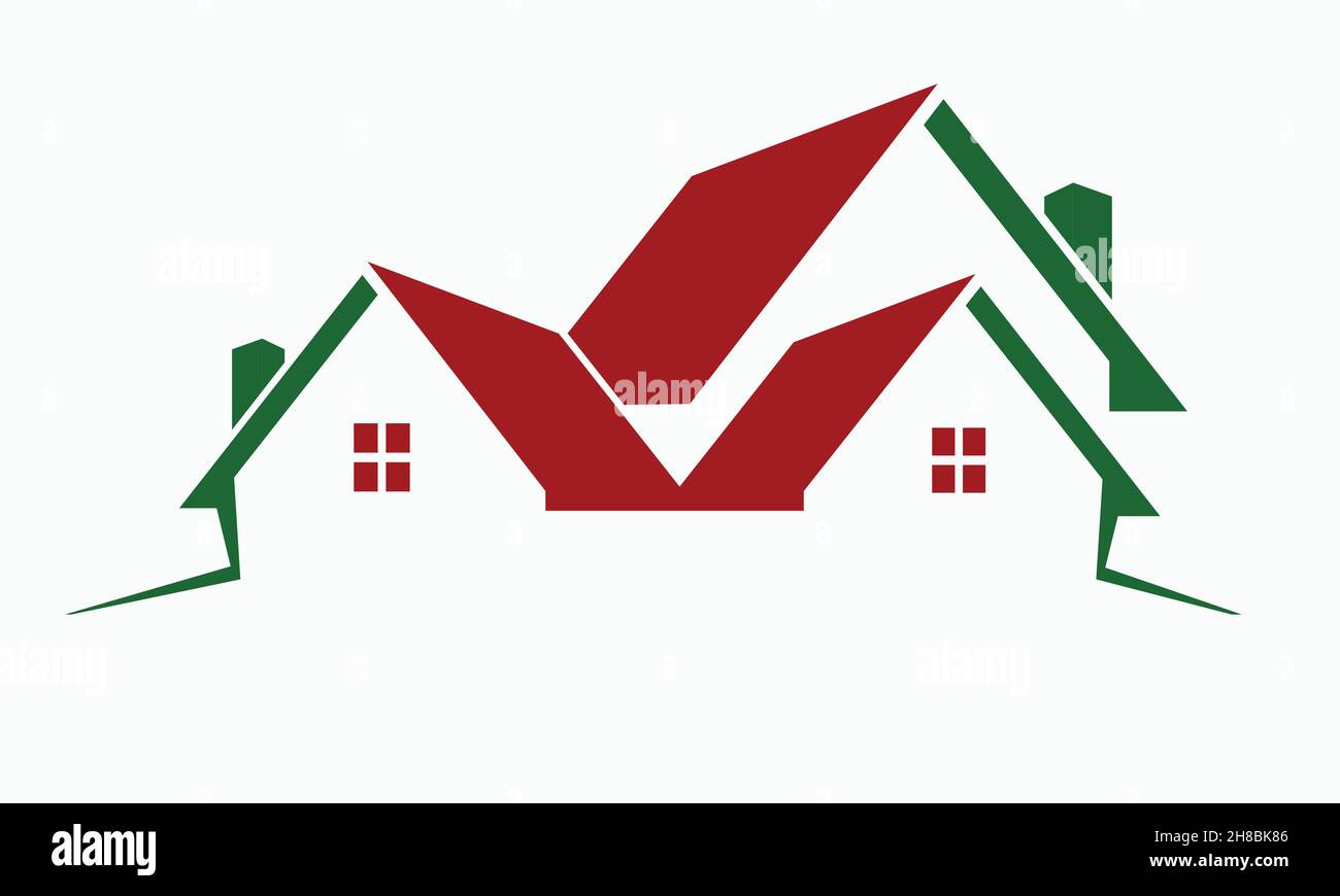 house vector logo design symbol Stock Vector Image & Art - Alamy