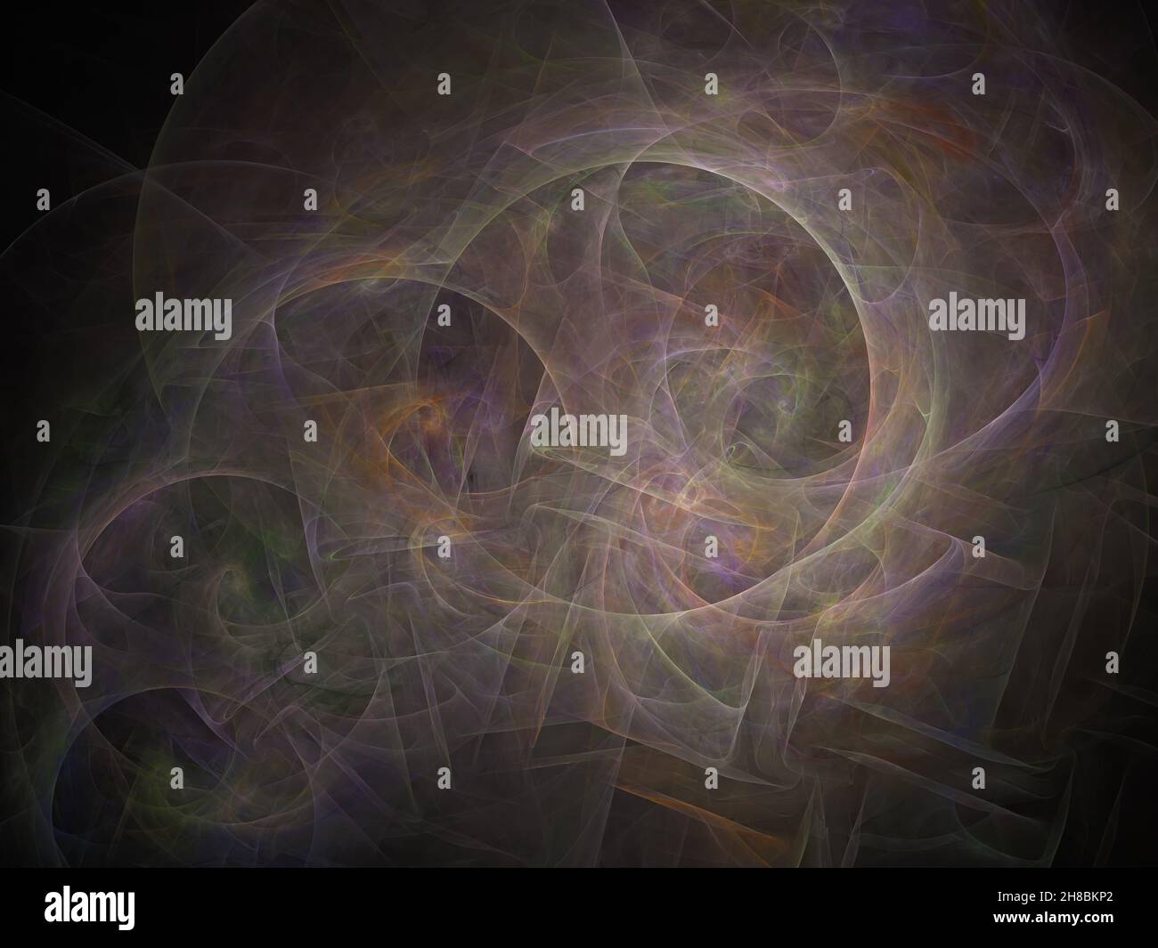 Abstract fractal background with colorful geometric pattern, digital ...