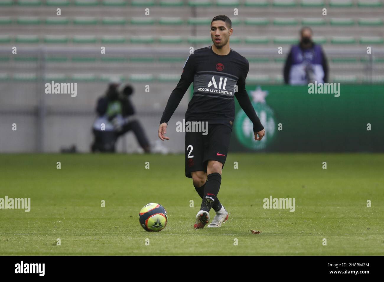Achraf HAKIMI of Paris during the French championship Ligue 1 football ...
