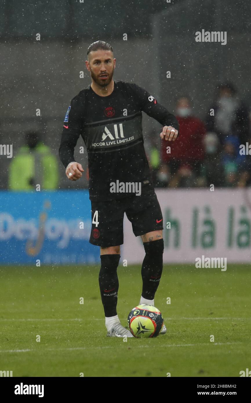 Sergio RAMOS of Paris during the French championship Ligue 1 football ...