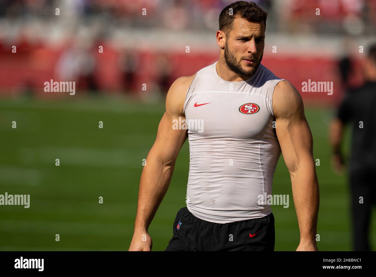 Santa Clara, USA. 28th Nov, 2021. San Francisco 49ers defensive end ...
