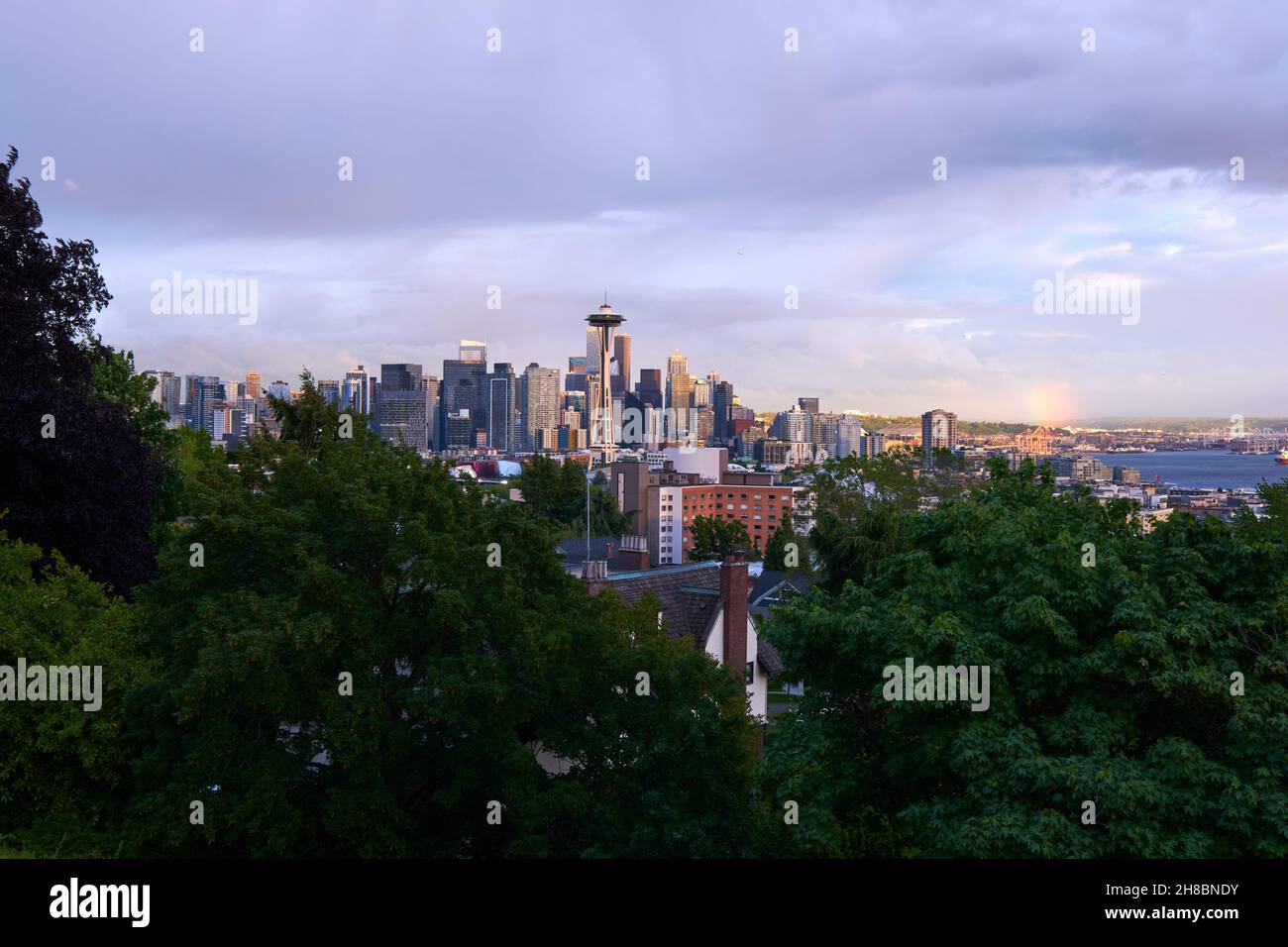 Seattle View From Kerry Park, Washington Stock Photo - Alamy