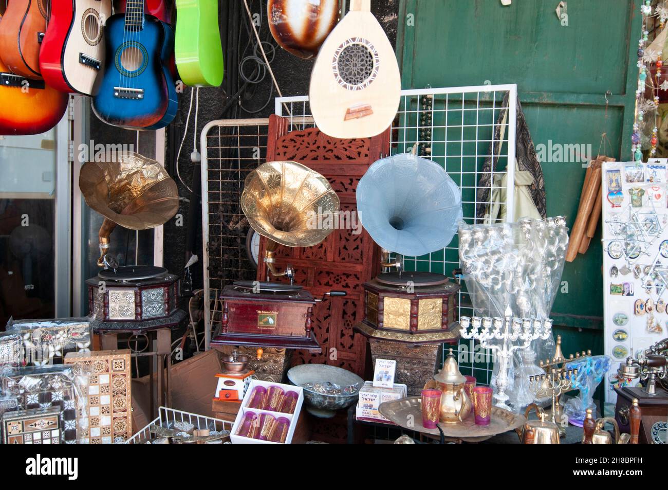 The Flea Market in the alleys of Jaffa, Tel Aviv, Israel Stock Photo ...