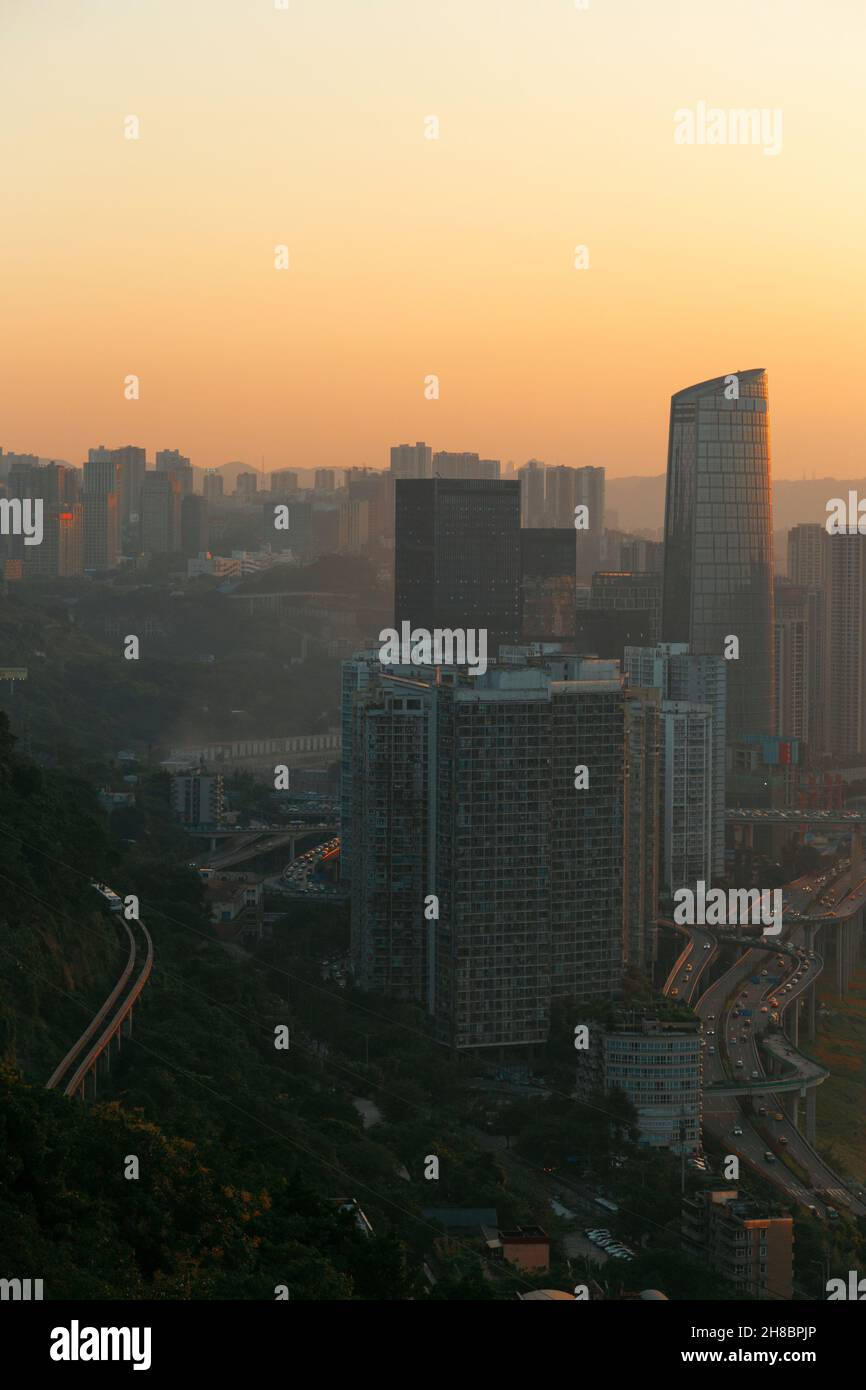 Chongqing silhouette hi-res stock photography and images - Alamy