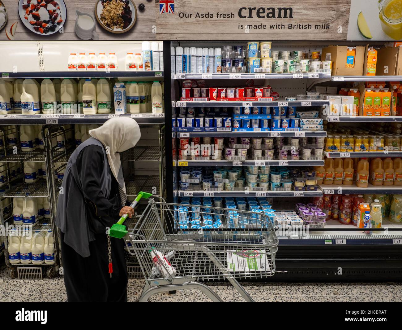 Asda Southgate Circus Supercentre cream made with British Milk ...