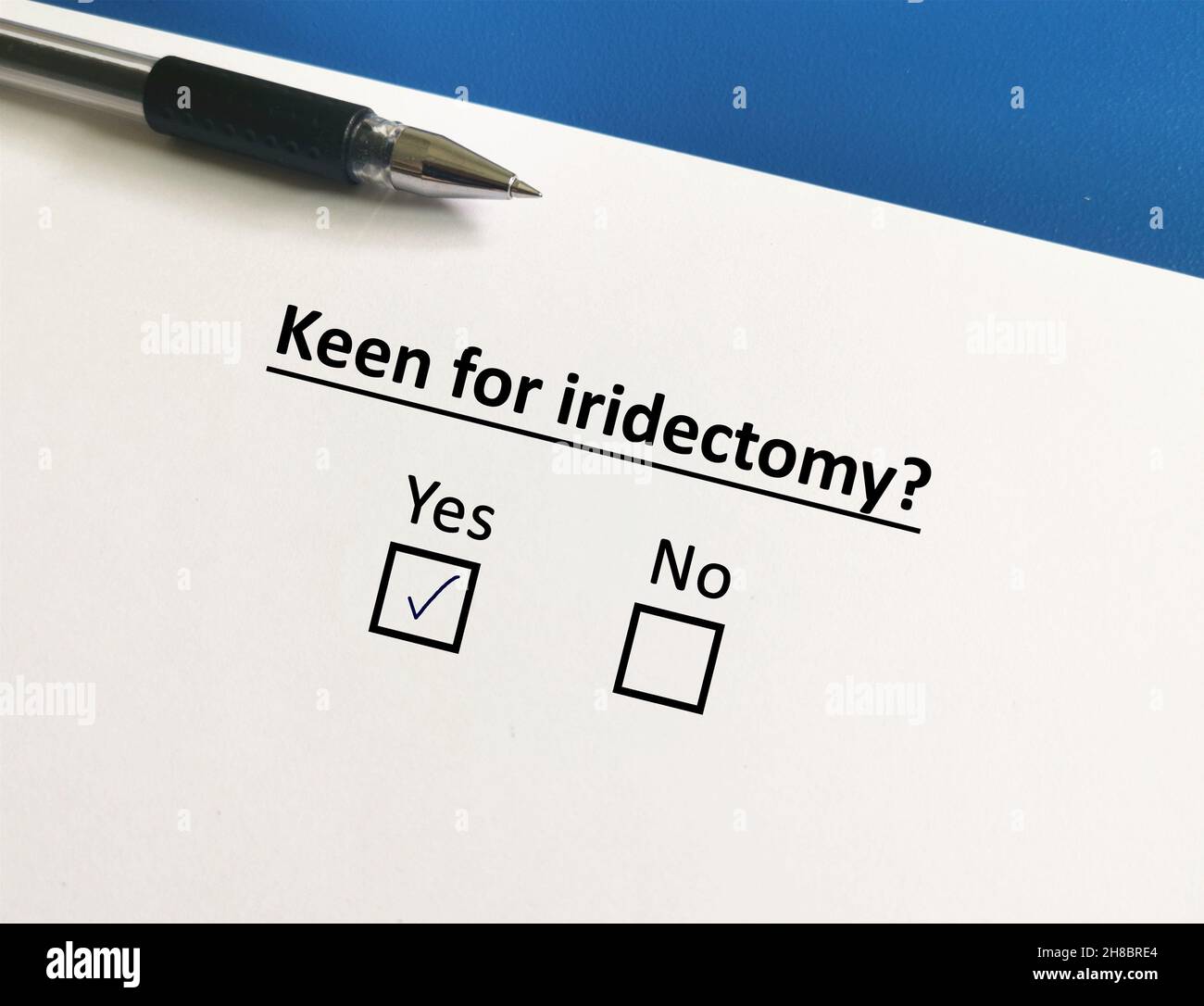 Iridectomy hi-res stock photography and images - Alamy