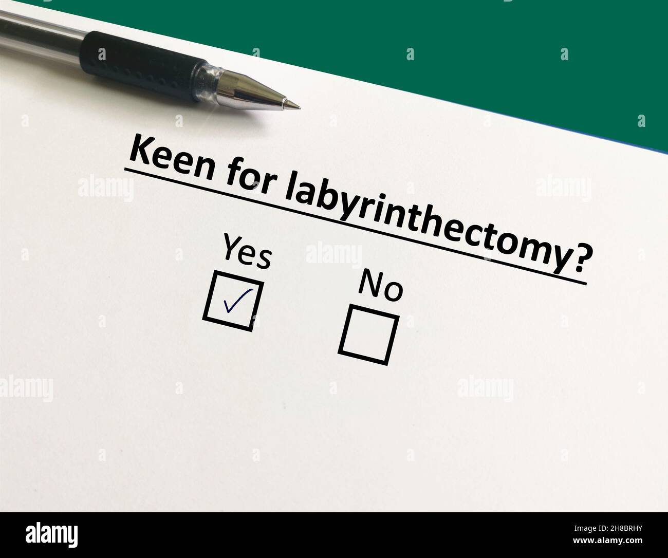 Labyrinthectomy hi-res stock photography and images - Alamy