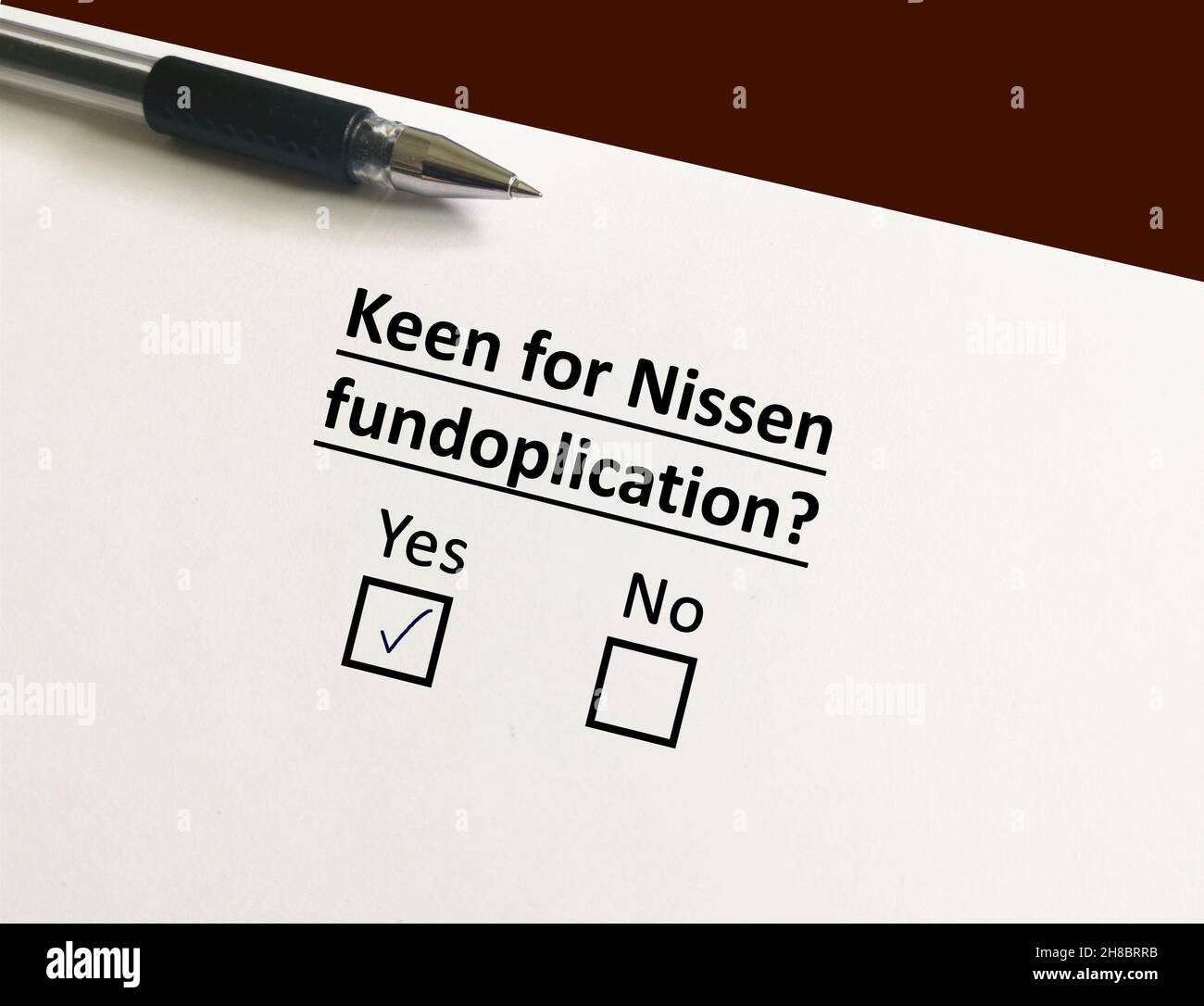 Nissen fundoplication hi-res stock photography and images - Alamy