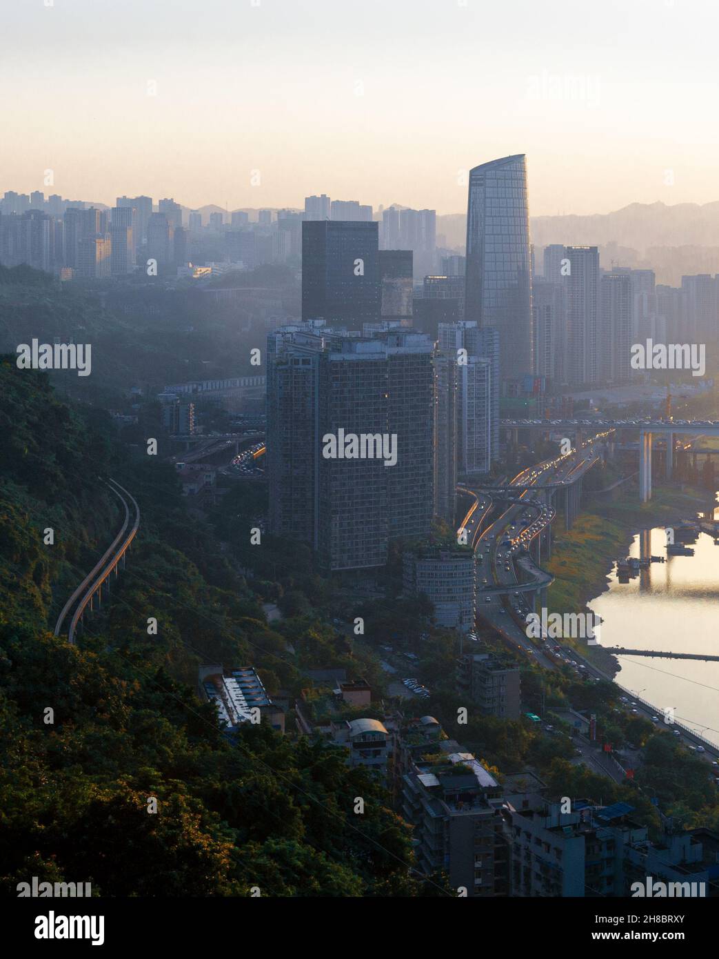 Skyscrapers in chongqing china hi-res stock photography and images - Alamy