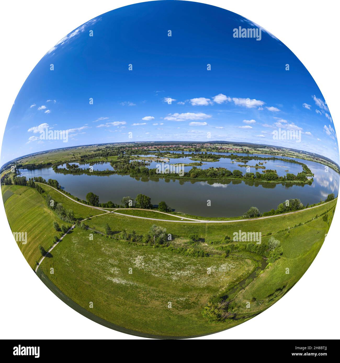 Vogelinsel - Bird's island on Altmühlsee Stock Photo - Alamy