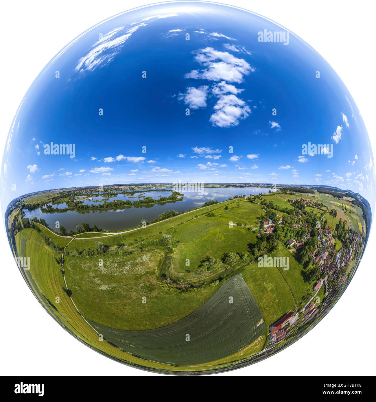 Vogelinsel - Bird's island on Altmühlsee Stock Photo - Alamy