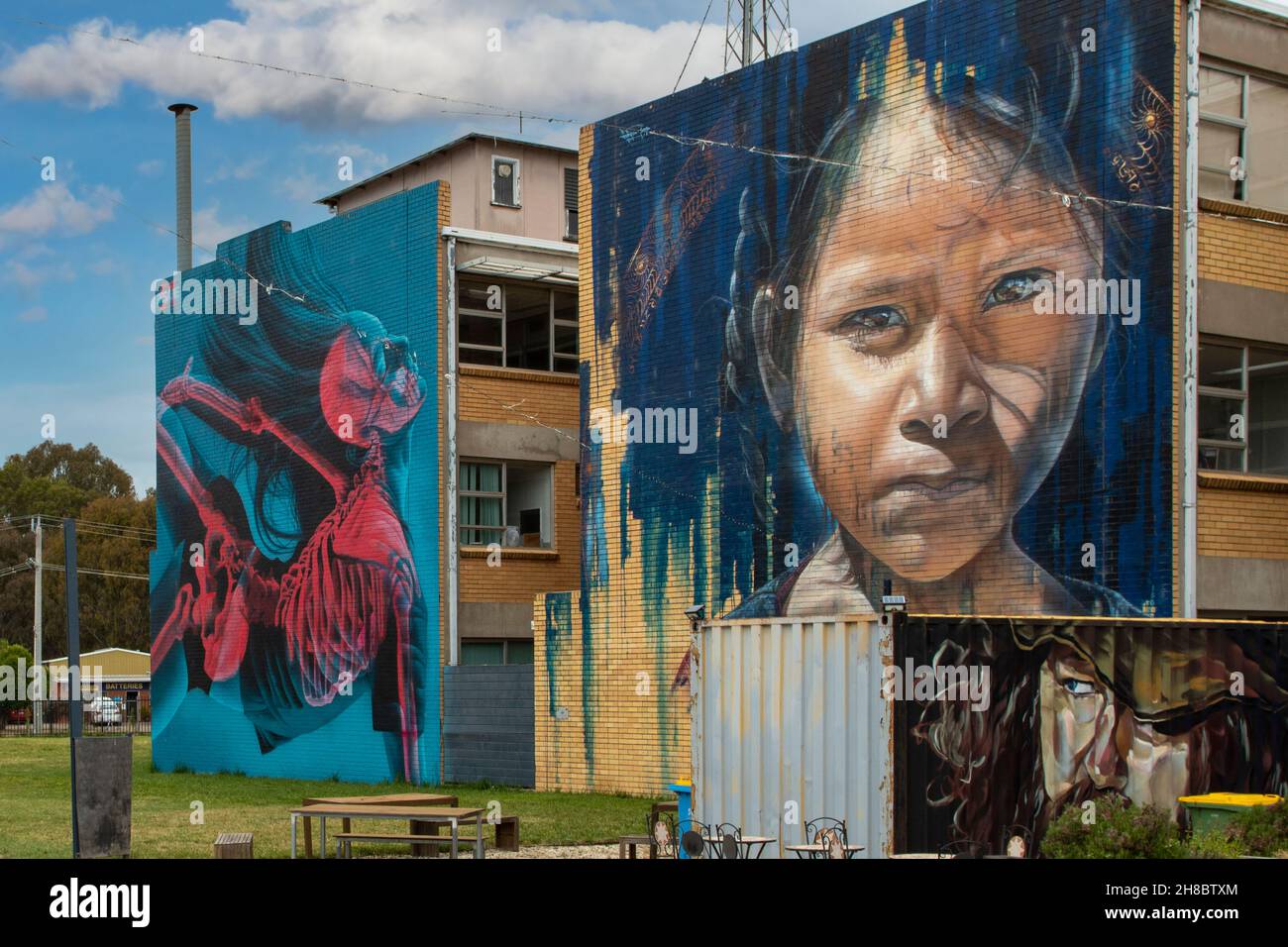 Street Art, Benalla, Victoria, Australia Stock Photo - Alamy
