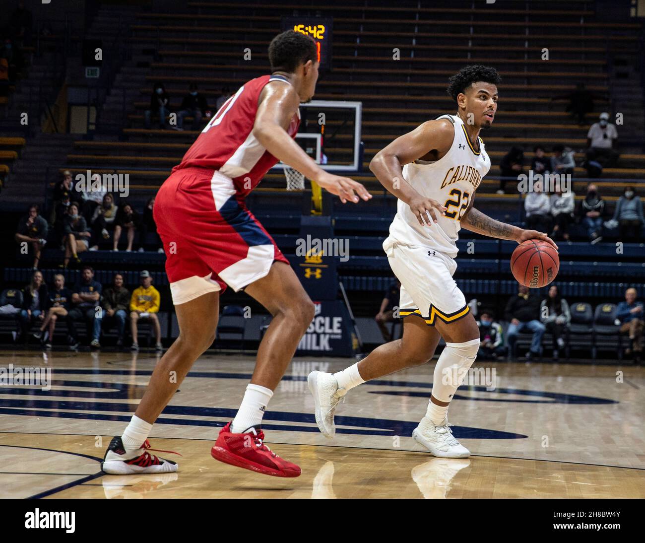 November 28 2021 Berkeley, CA U.S.A. California forward Andre Kelly (22 ...